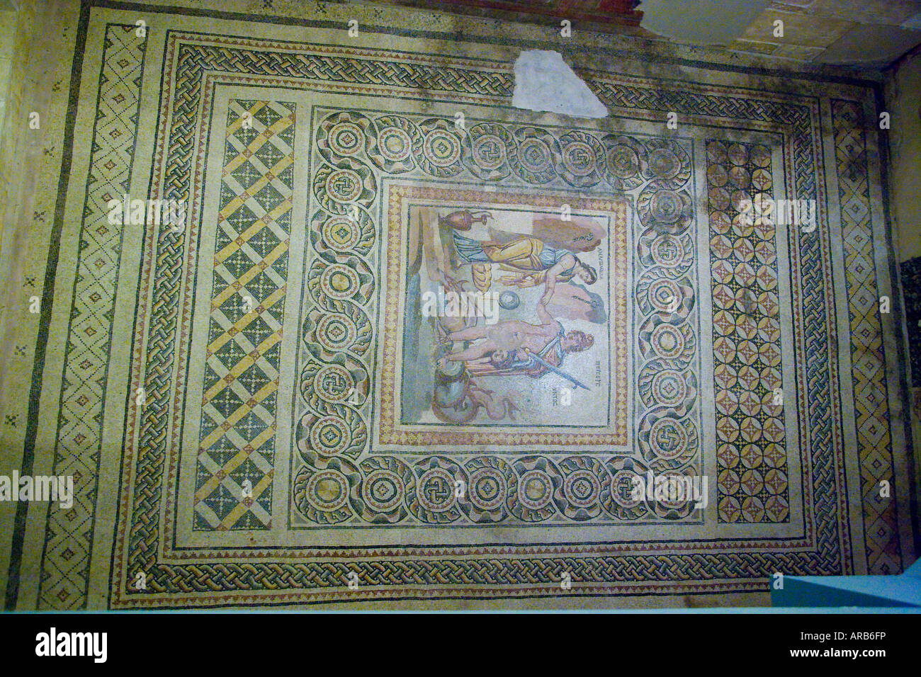 Andromeda and Perseus Mosaic with Medusa Gaziantep Archaeology Museum ...