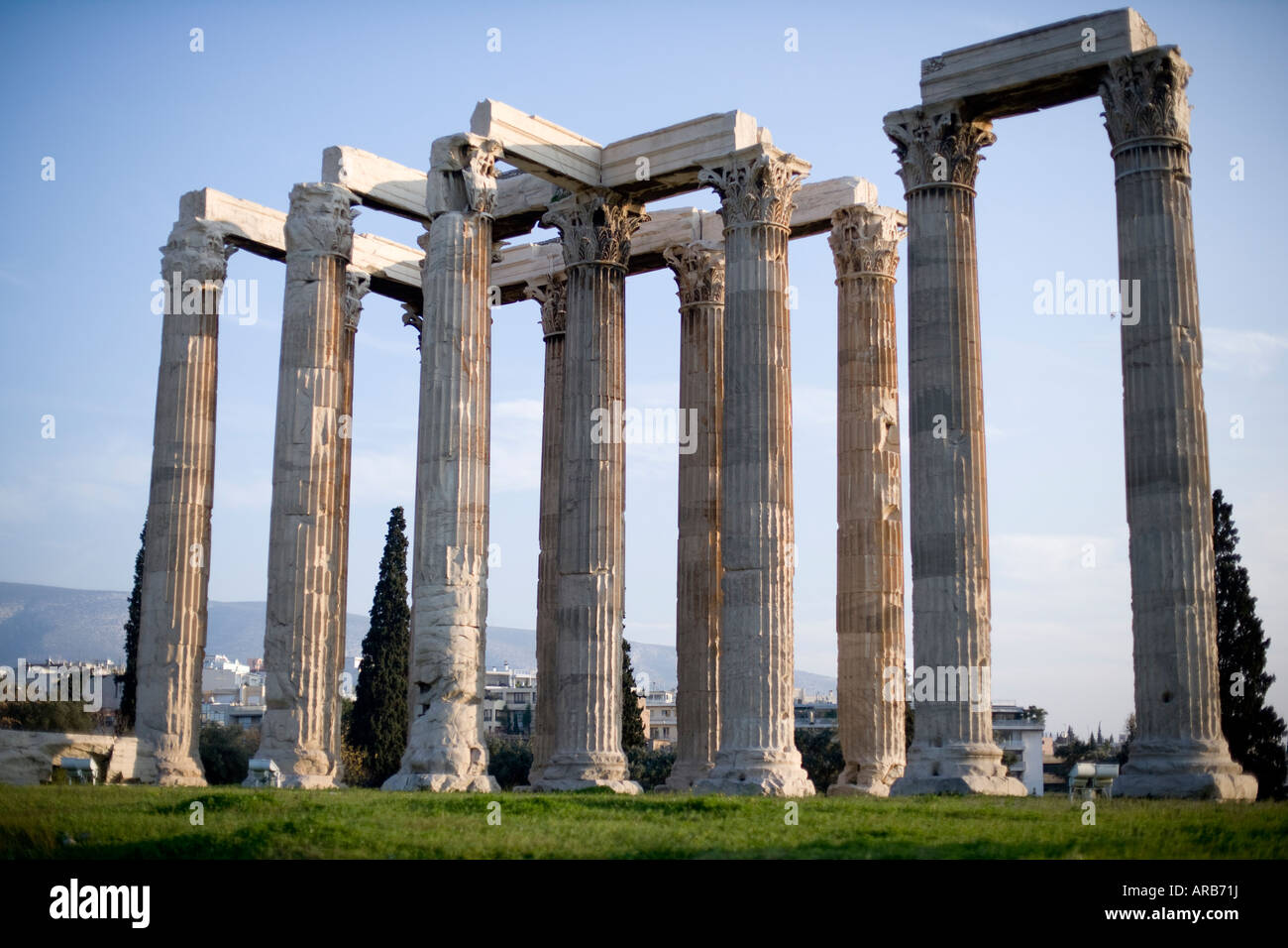 Greek antique stone monuments Stock Photo - Alamy