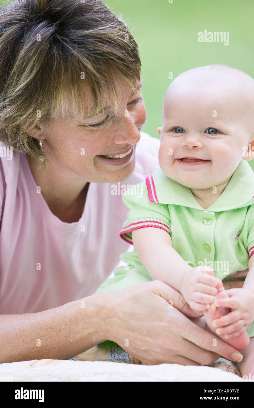 Mother with Baby Stock Photo - Alamy