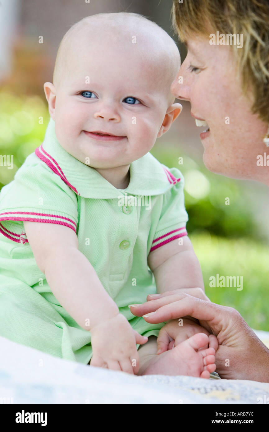 Mother with Baby Stock Photo - Alamy