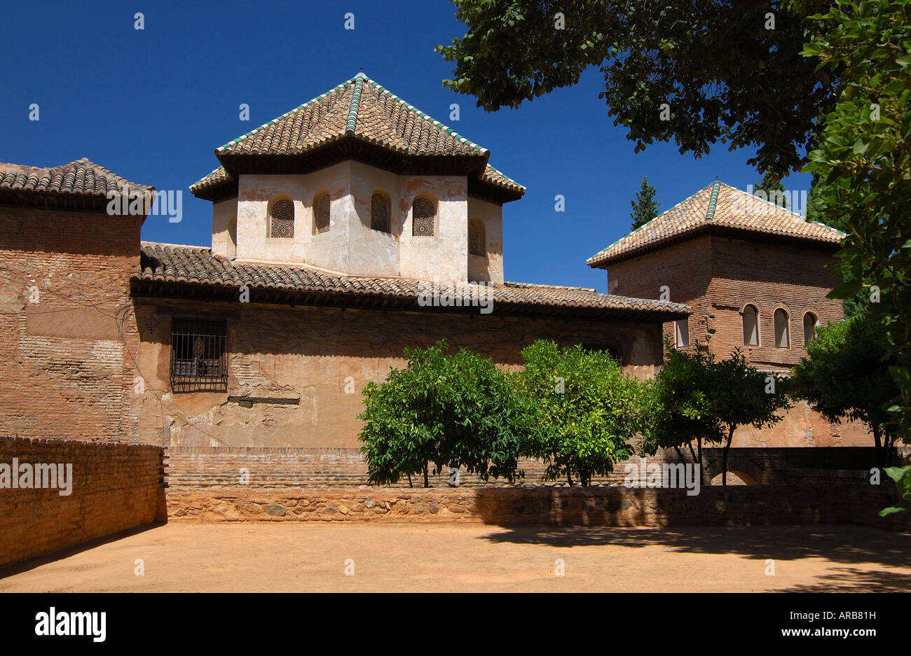 Buildings of Alhambra Palace Granada Stock Photo - Alamy