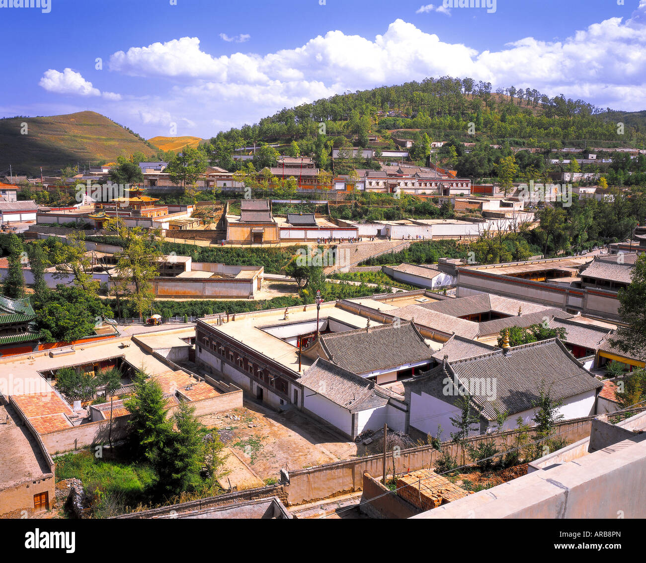 Ta’er Si Temple, also known in Tibetan as Kumbum Monastery Stock Photo ...