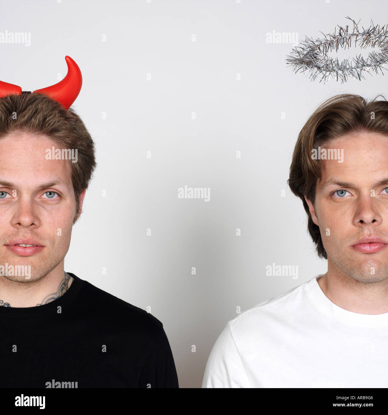 Adult twins with difference hi-res stock photography and images - Alamy