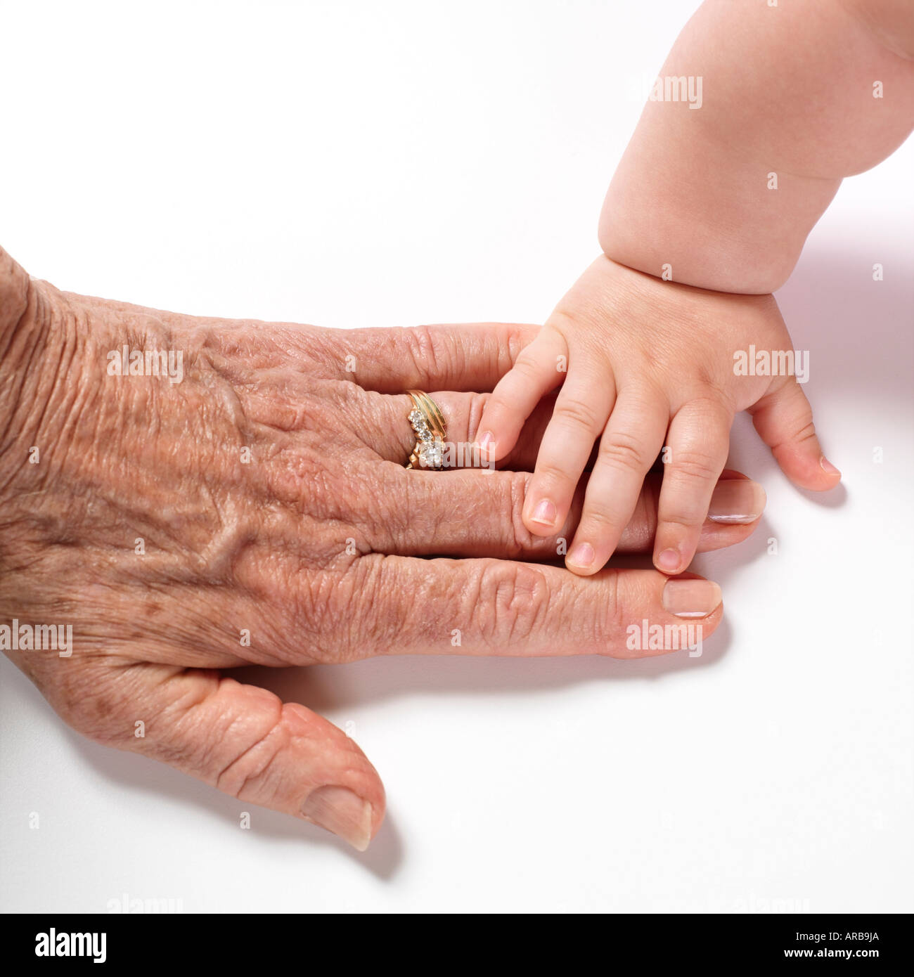 Hand Old Young Comparison High Resolution Stock Photography and Images ...