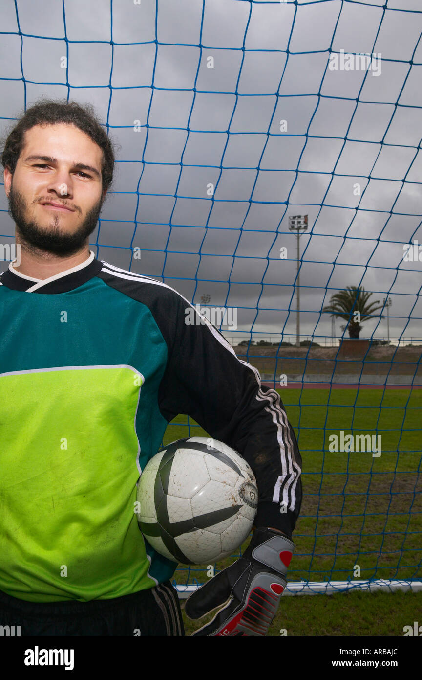 Football goalkeeper head shot headshot portrait hi-res stock ...