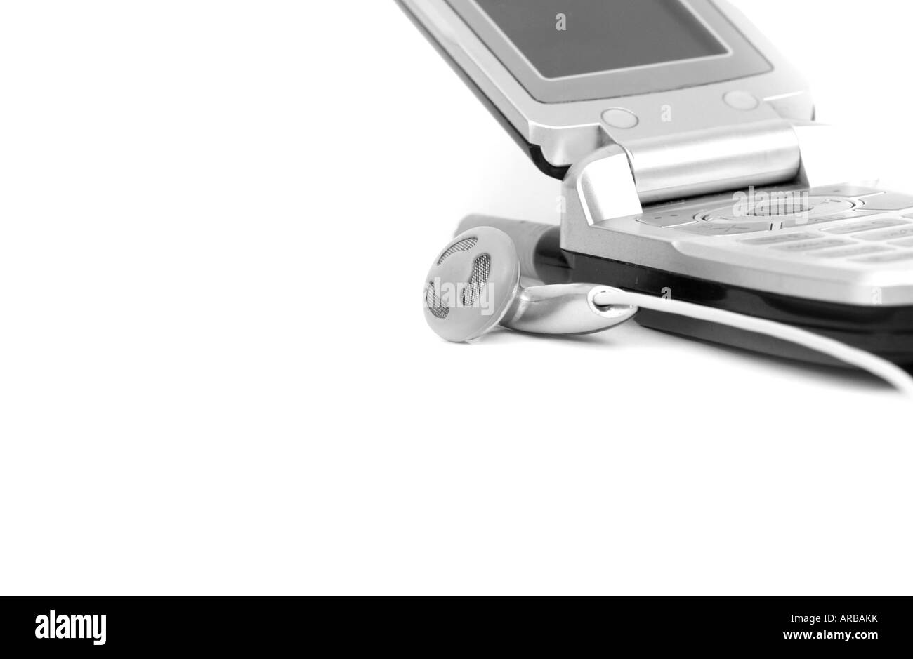 Cell phone mobile telecommunication Black and White Stock Photos ...