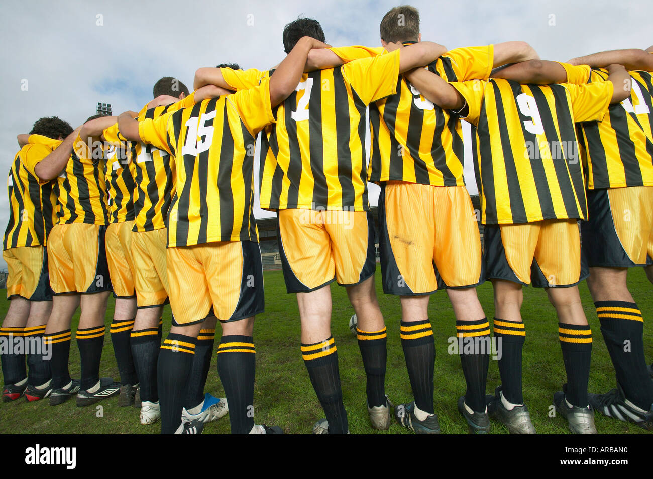Soccer Player Back View High Resolution Stock Photography and Images ...