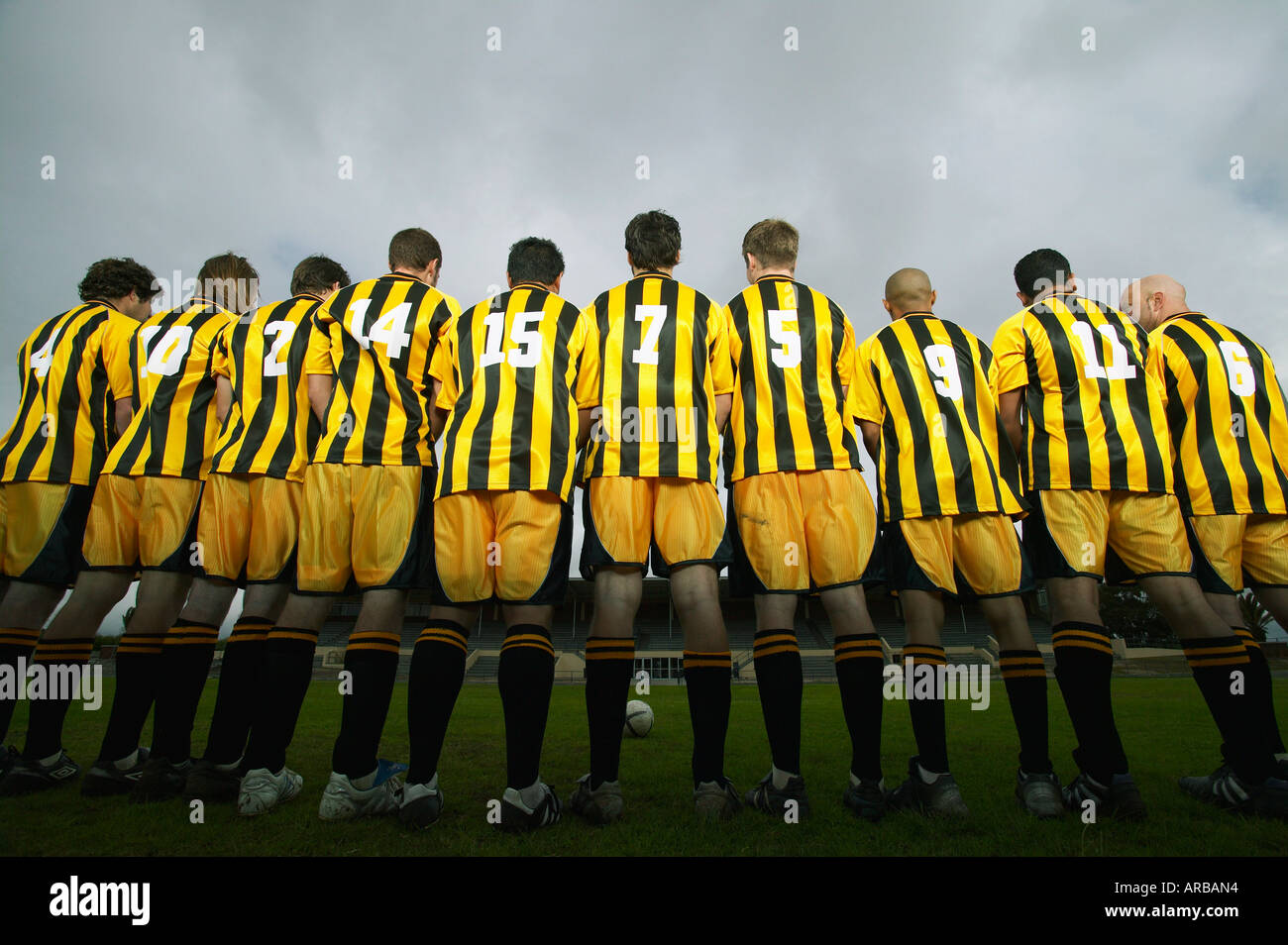 Soccer Player Back View High Resolution Stock Photography and Images ...