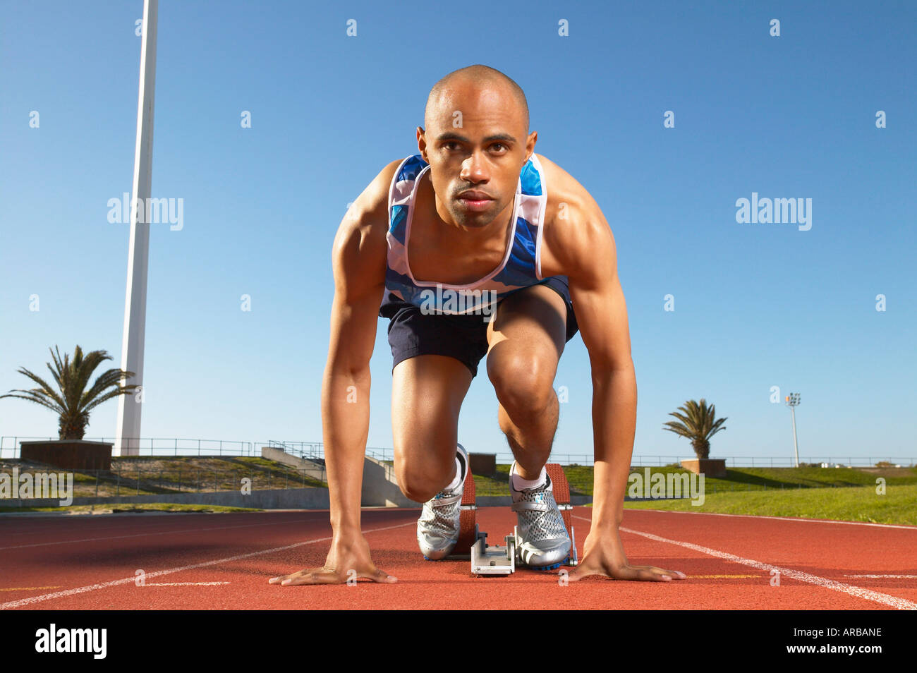 Muscular Bald Man White High Resolution Stock Photography and Images ...