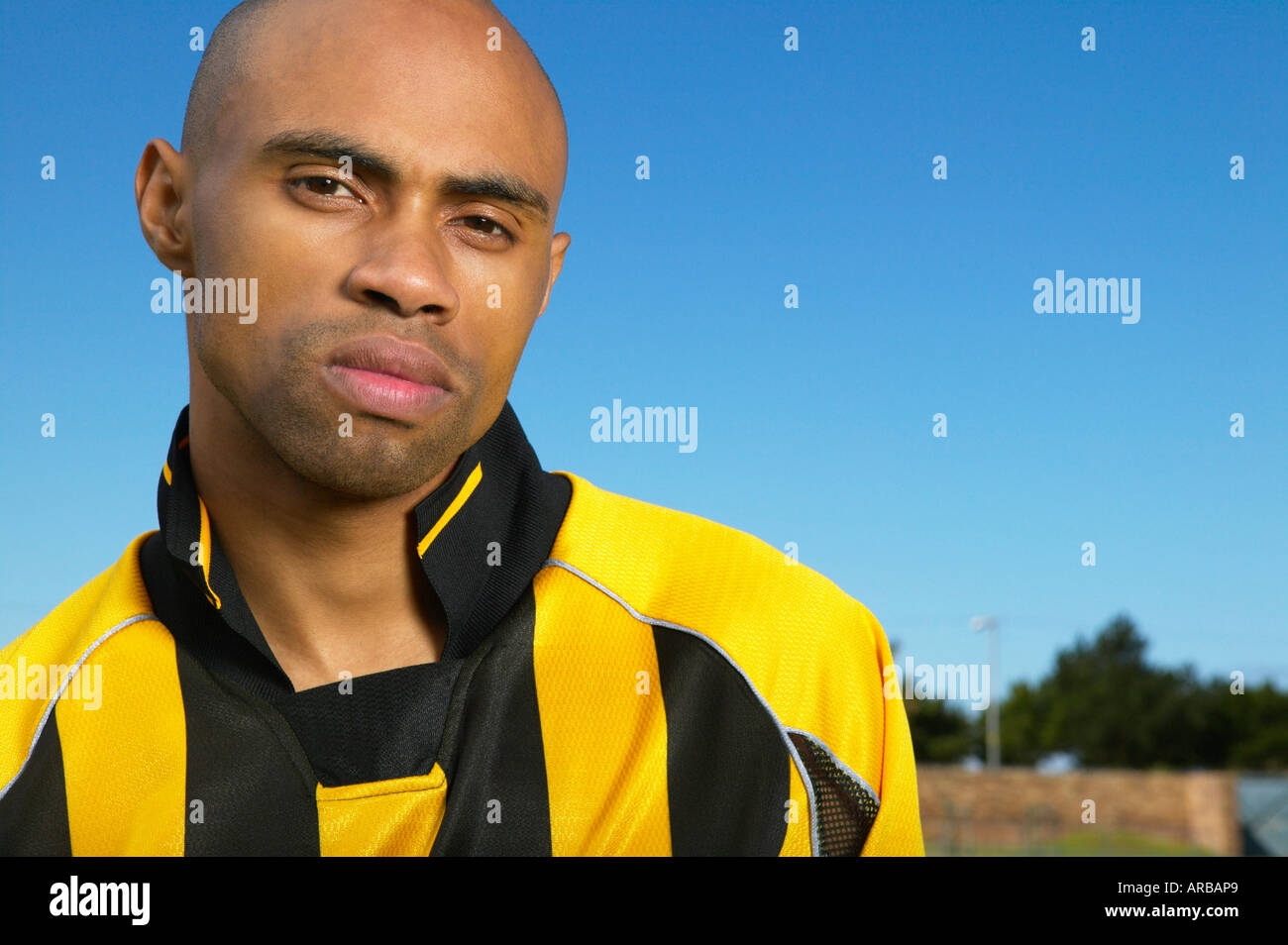 Tough soccer player hi-res stock photography and images - Alamy