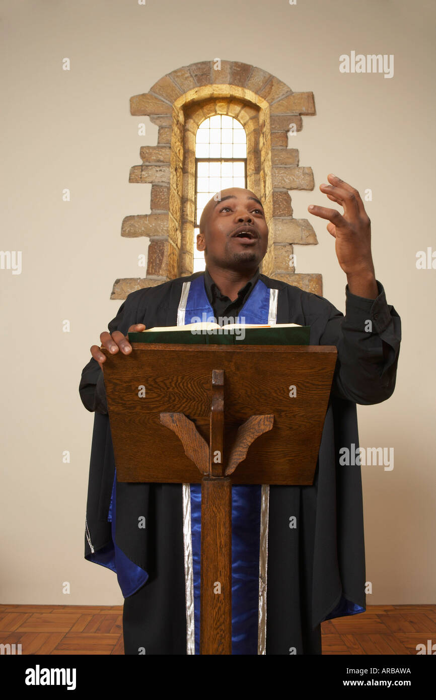 Preaching robe hi-res stock photography and images - Alamy