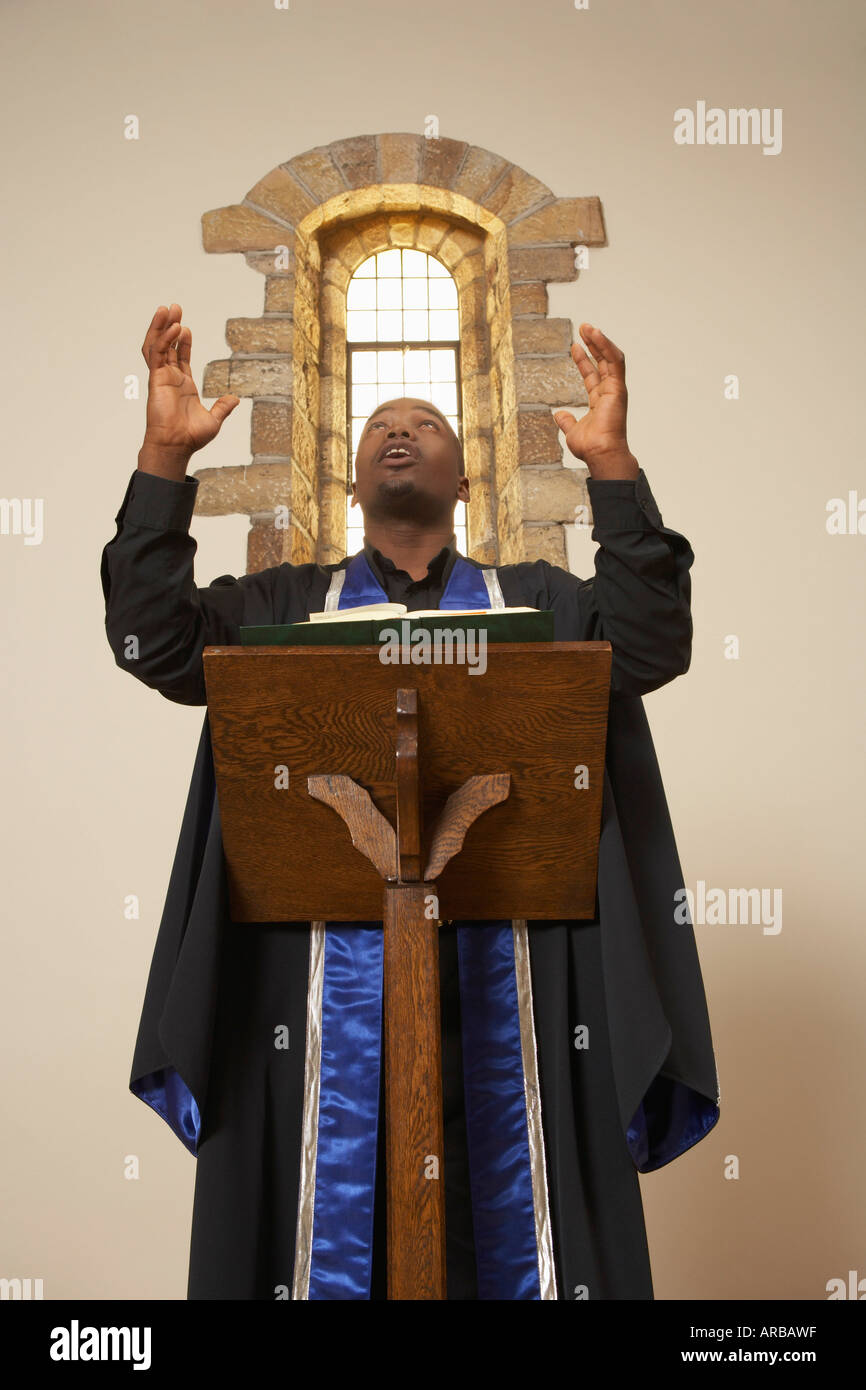 Church Minister Preaching High Resolution Stock Photography and Images ...