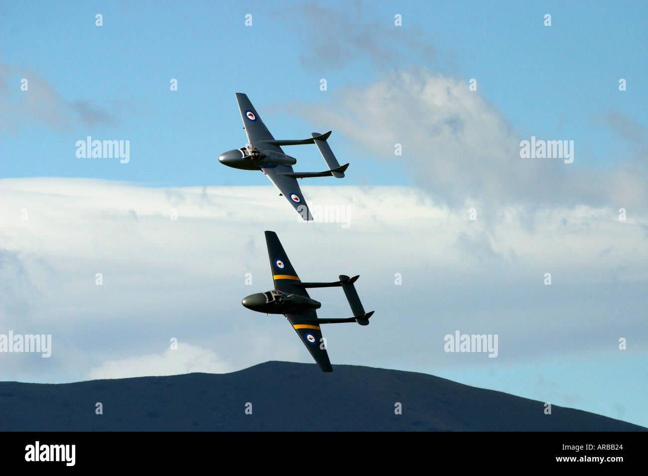de Havilland Vampire Jet Attack Aircraft Stock Photo - Alamy