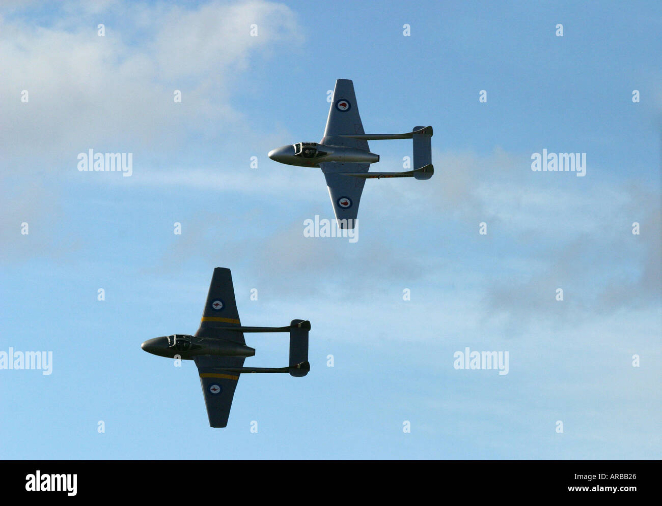 de Havilland Vampire Jet Attack Aircraft Stock Photo - Alamy