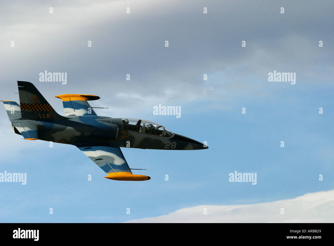 Czechoslovakian L 39 Albatros Jet Fighter Stock Photo - Alamy