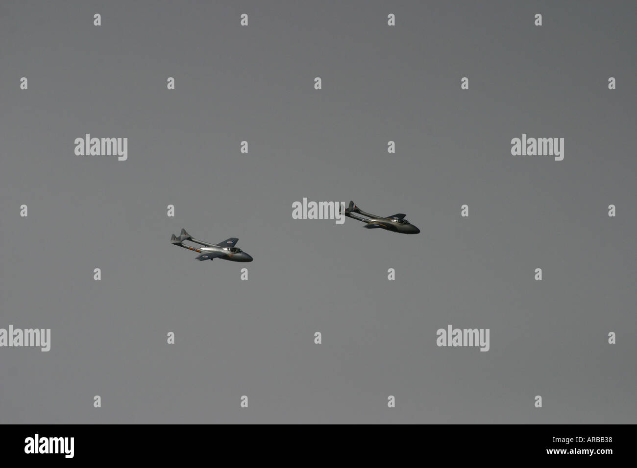 de Havilland Vampire Jet Attack Aircraft Stock Photo - Alamy