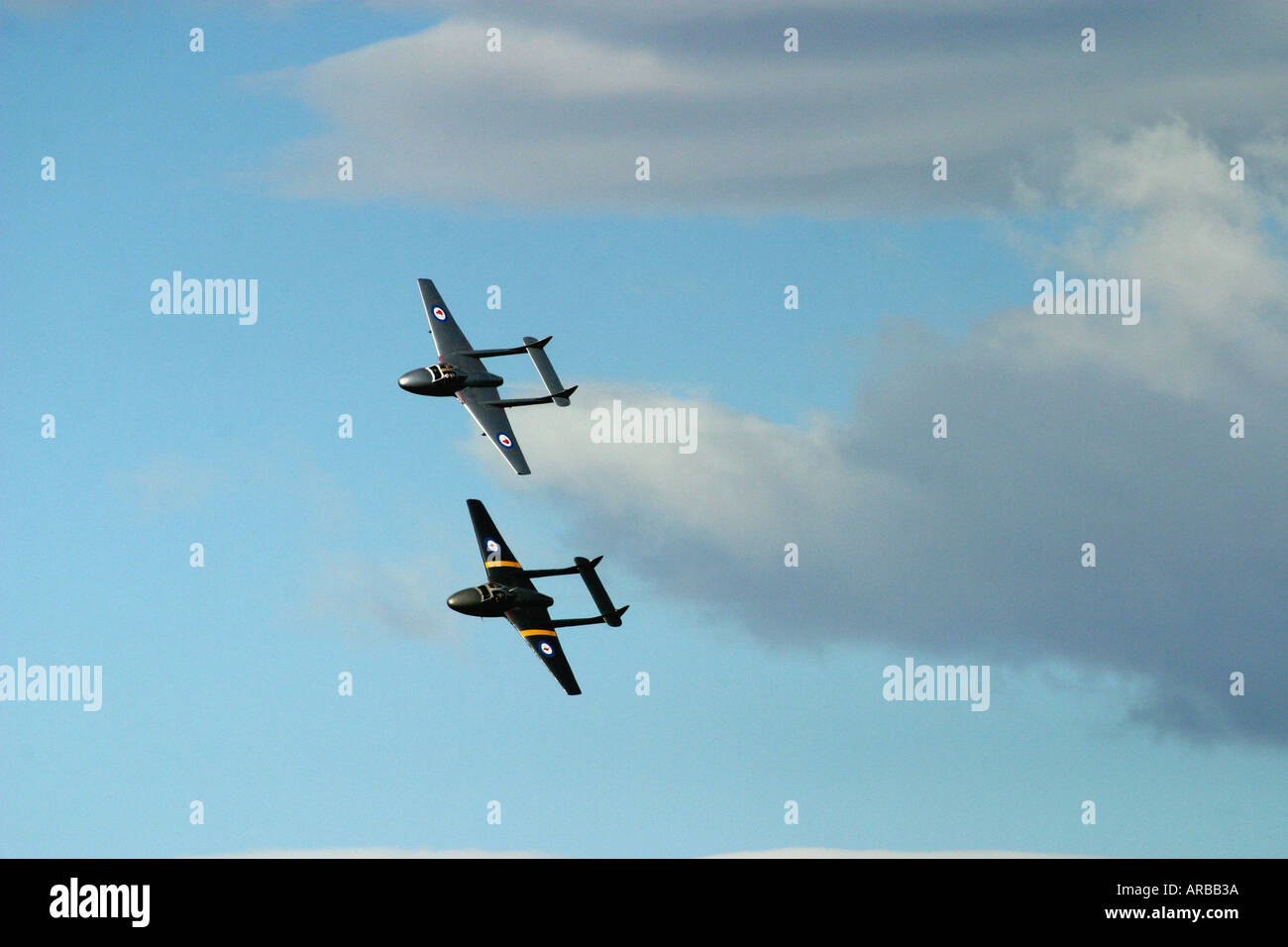 de Havilland Vampire Jet Attack Aircraft Stock Photo - Alamy