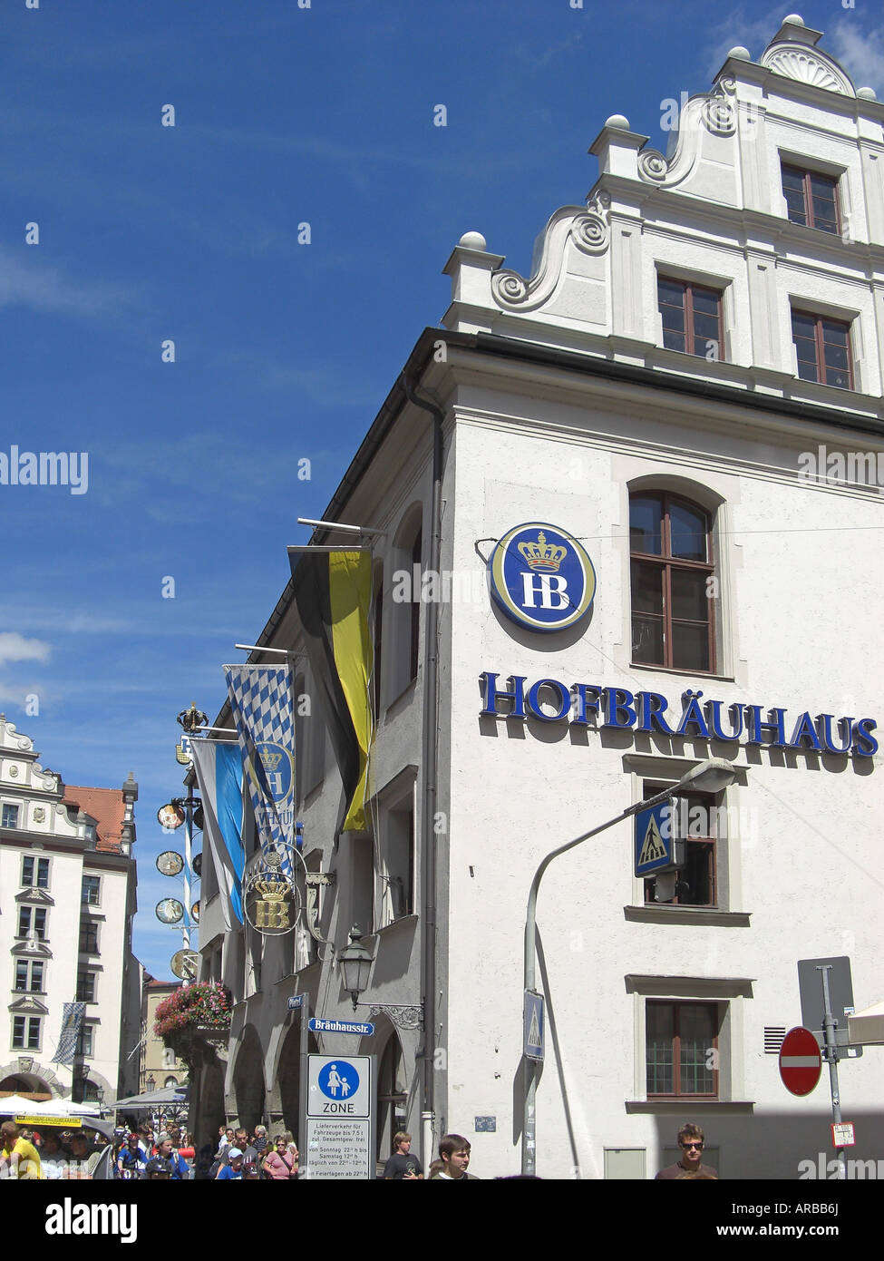 Europe architecture hofbrauhaus hofbraeuhaus hi-res stock photography ...