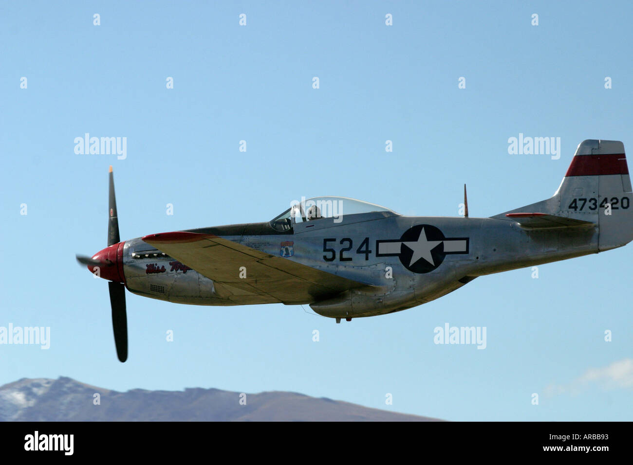 P 51 Mustang Fighter Plane Stock Photo - Alamy