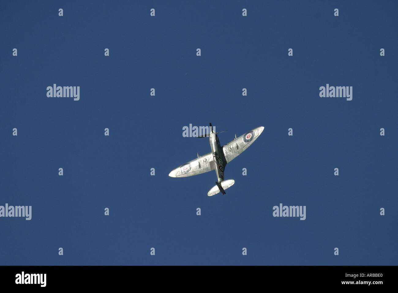 Supermarine Spitfire British and allied WWII Fighter Plane Stock Photo ...