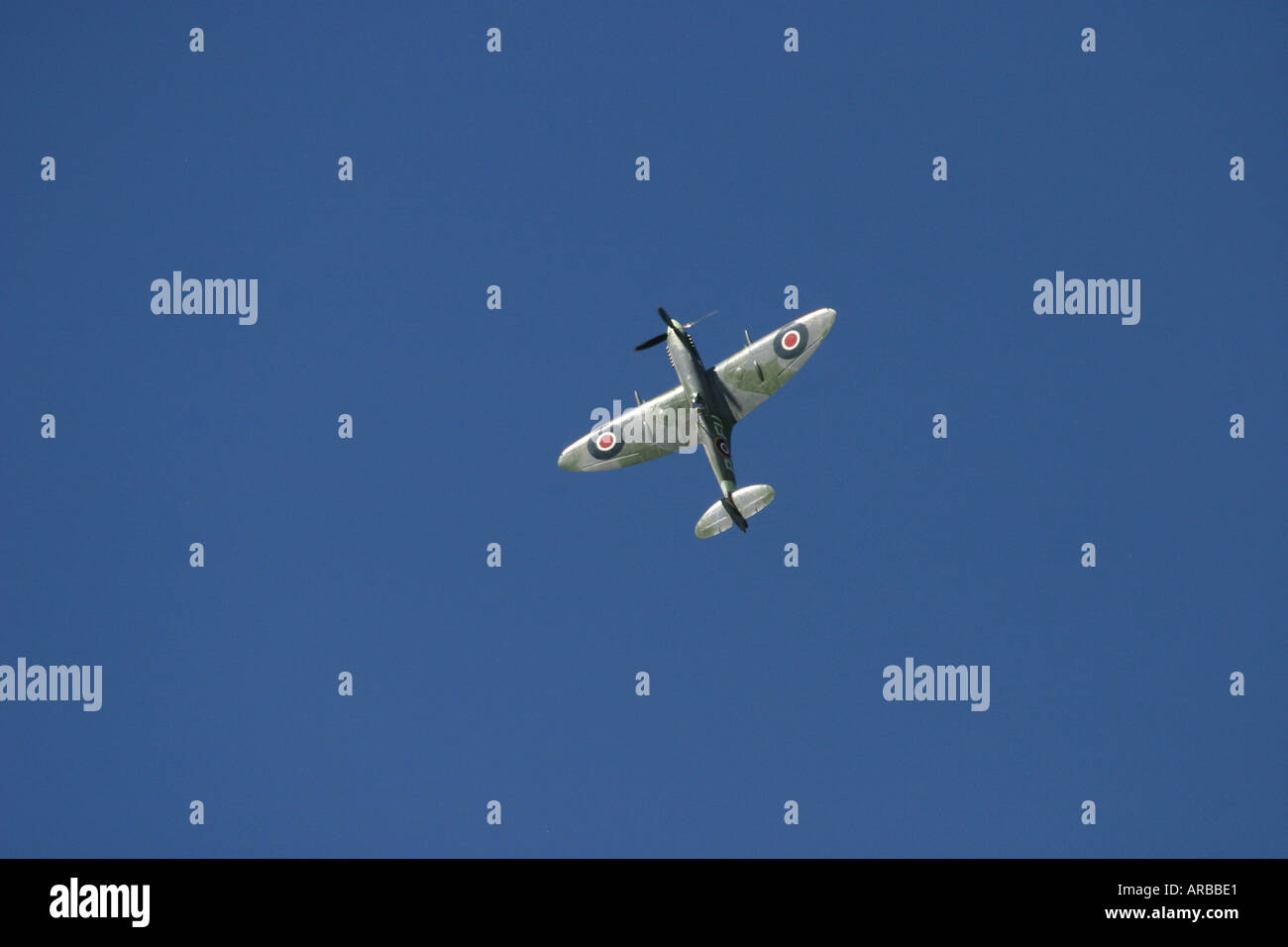 Supermarine Spitfire British and allied WWII Fighter Plane Stock Photo ...