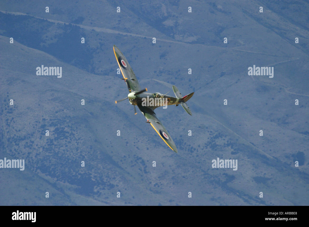 Supermarine Spitfire British and allied WWII Fighter Plane Stock Photo ...