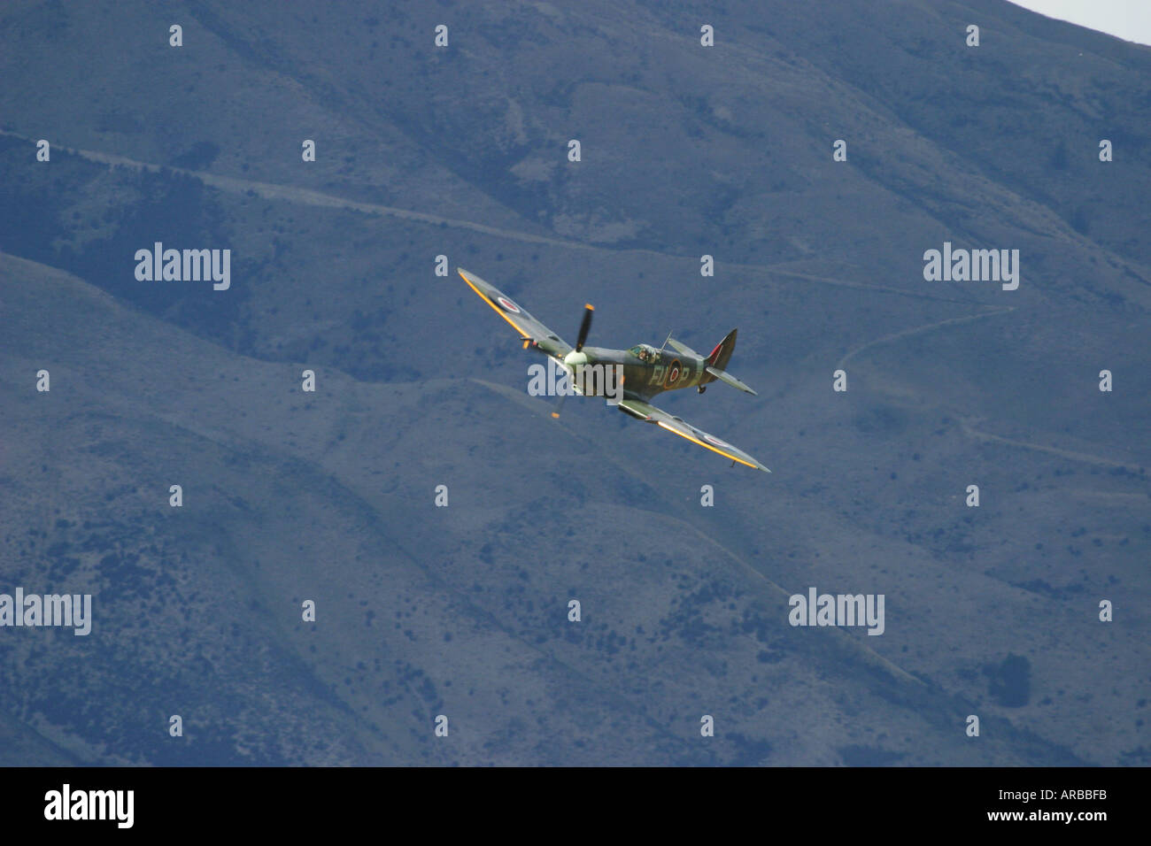 Supermarine Spitfire British and allied WWII Fighter Plane Stock Photo ...