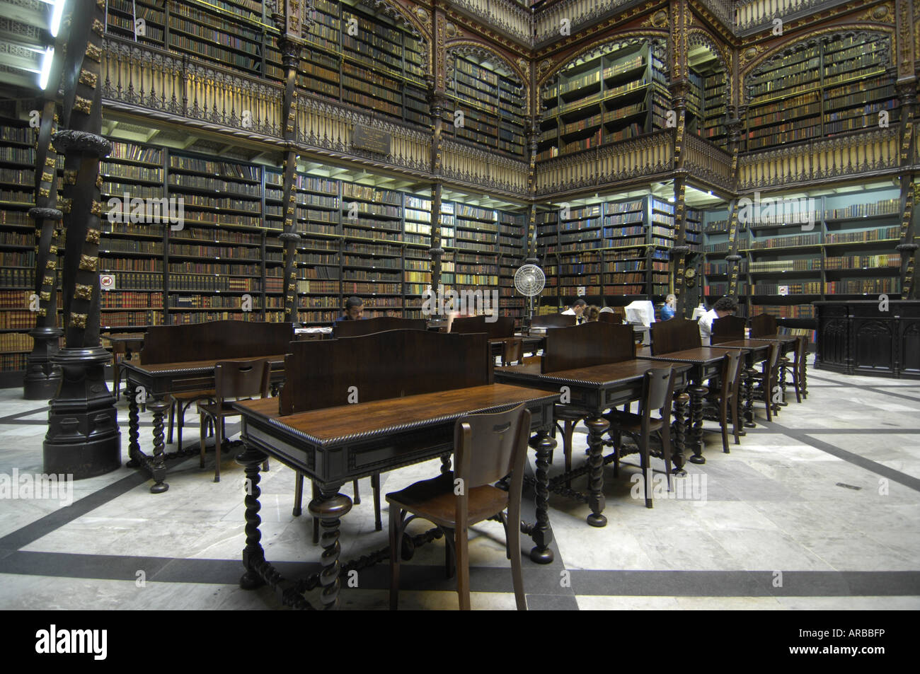 Brazil rio de janeiro old library hi-res stock photography and images ...
