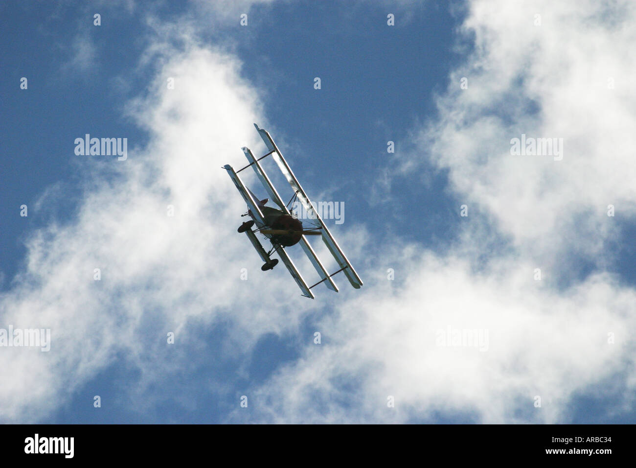 German Fokker Dr 1 WWI Fighter Triplane Stock Photo - Alamy