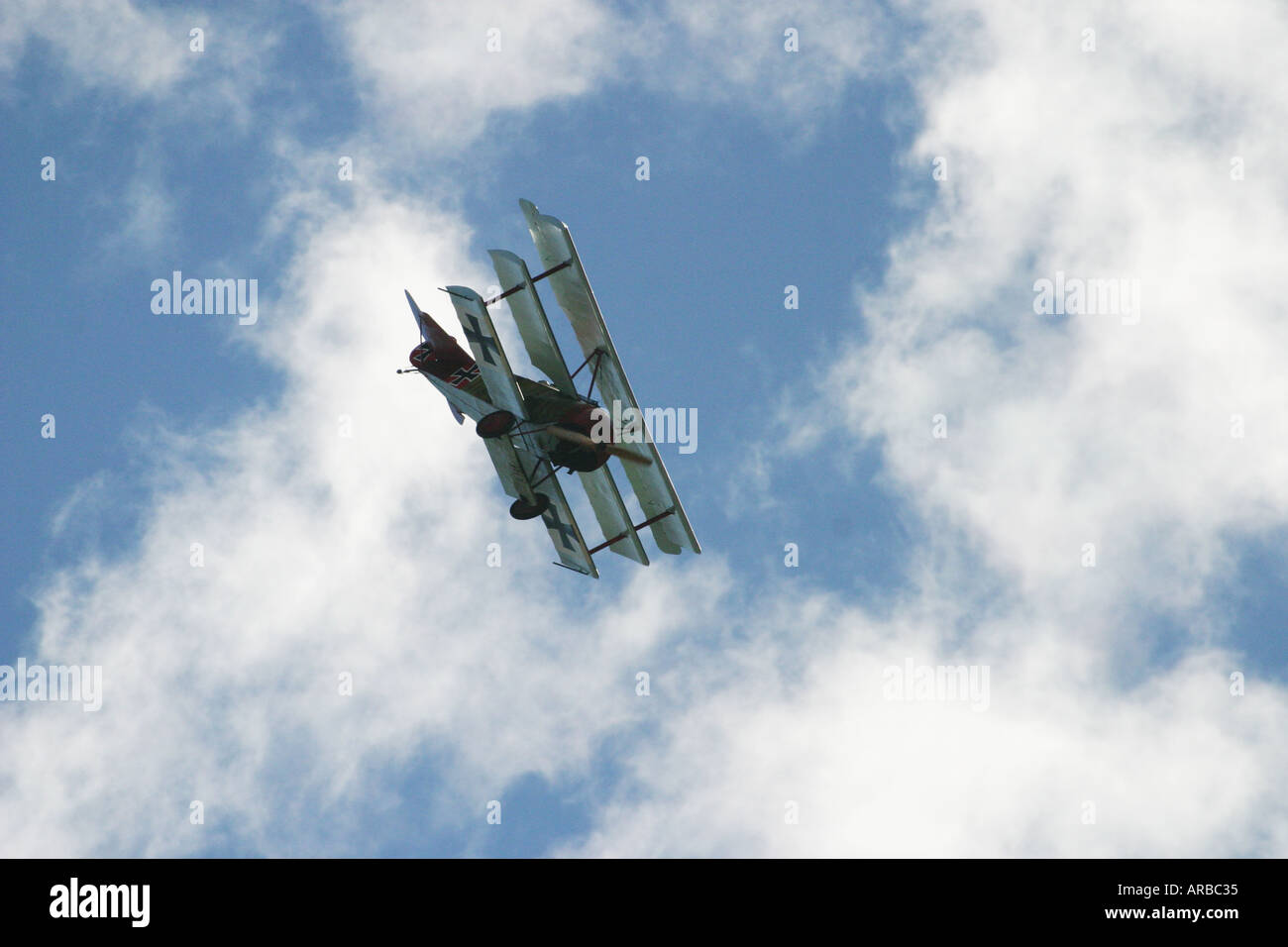German Fokker Dr 1 WWI Fighter Triplane Stock Photo - Alamy
