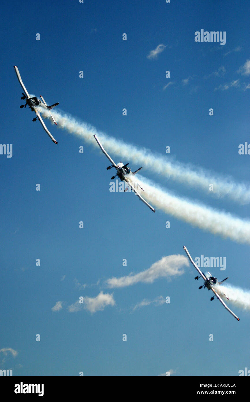 Aerial Topdressing Aerobatic Display Team Cresco Fletcher Planes Stock ...
