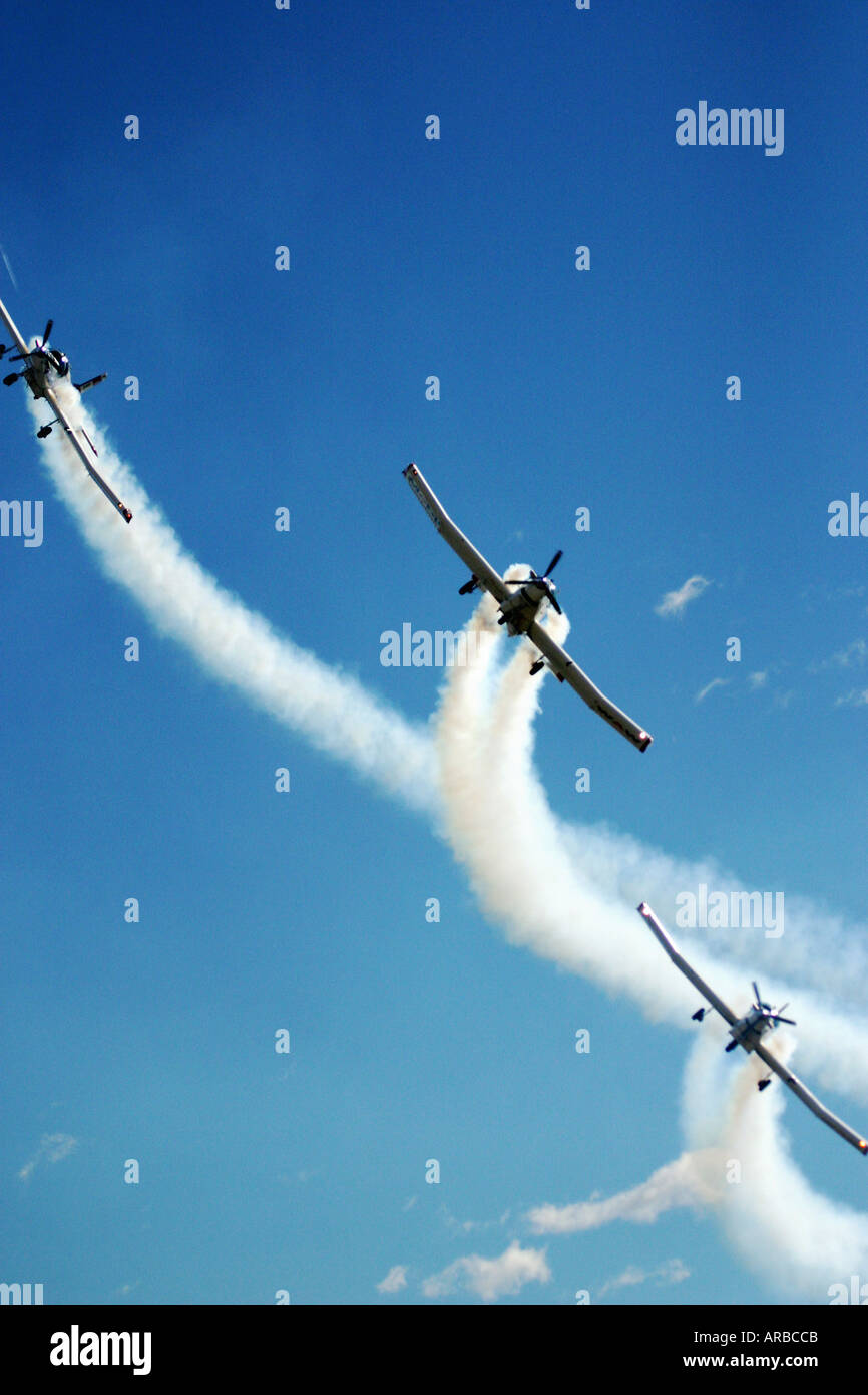 Aerial Topdressing Aerobatic Display Team Cresco Fletcher Planes Stock ...