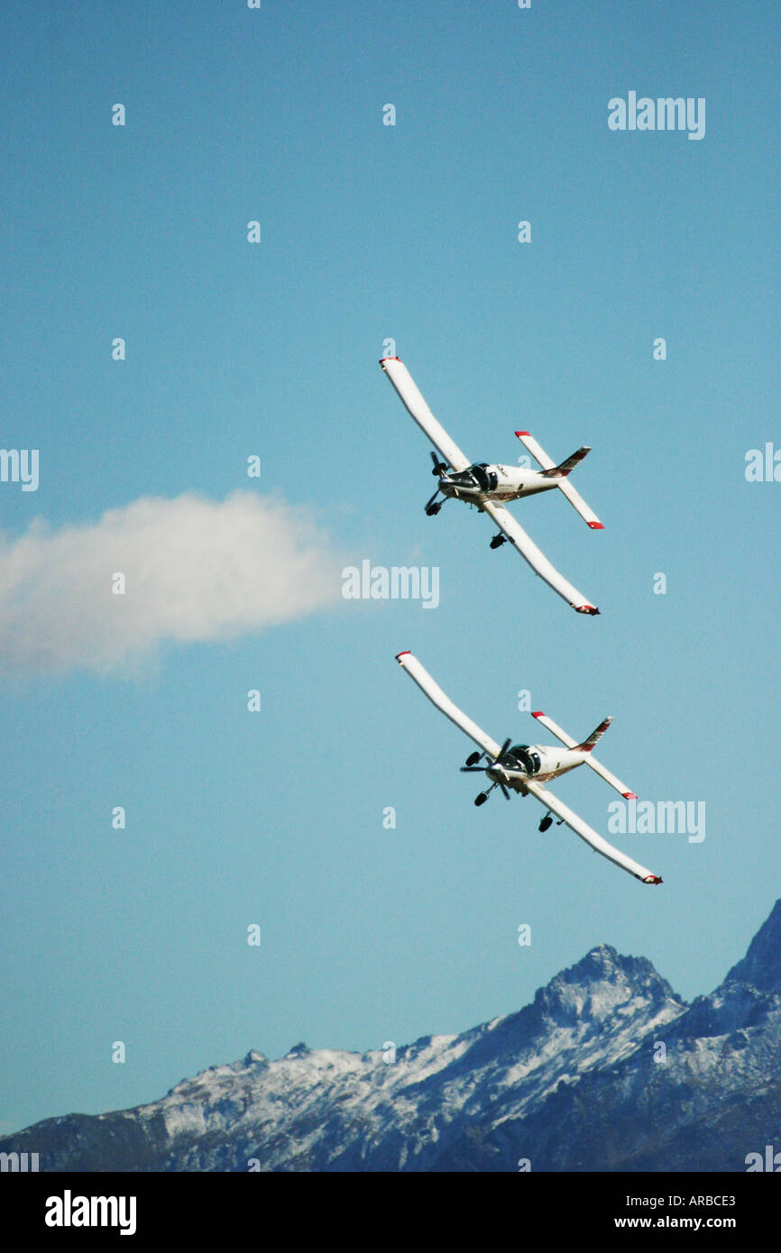 Aerial Topdressing Aerobatic Display Team Cresco Fletcher Planes Stock ...