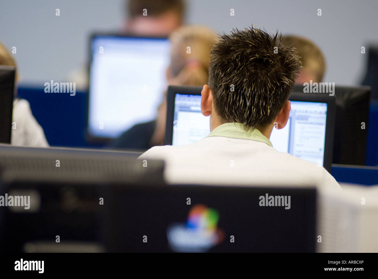Student work computer hi-res stock photography and images - Alamy