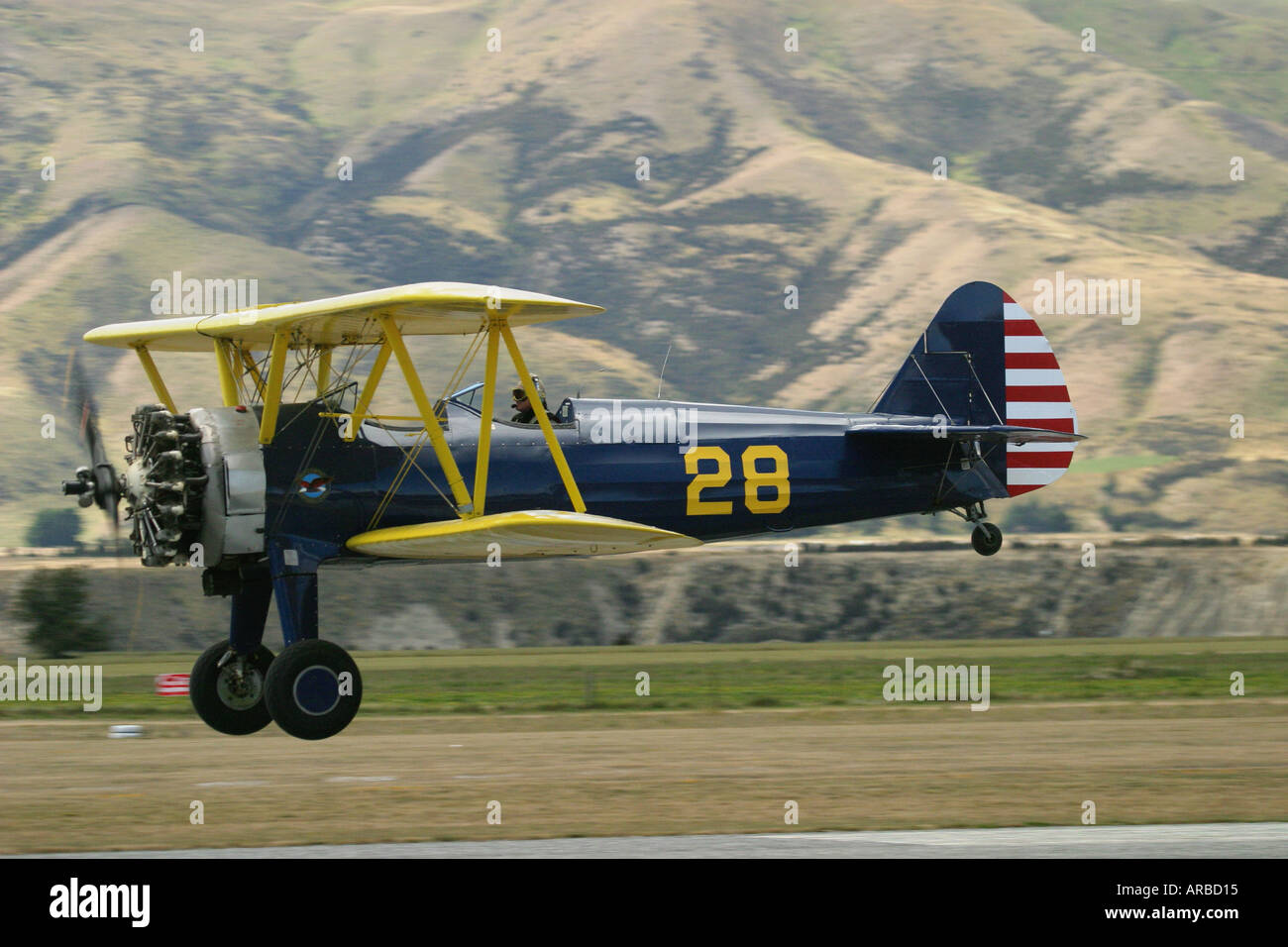 1943 boeing stearman biplane hi-res stock photography and images - Alamy