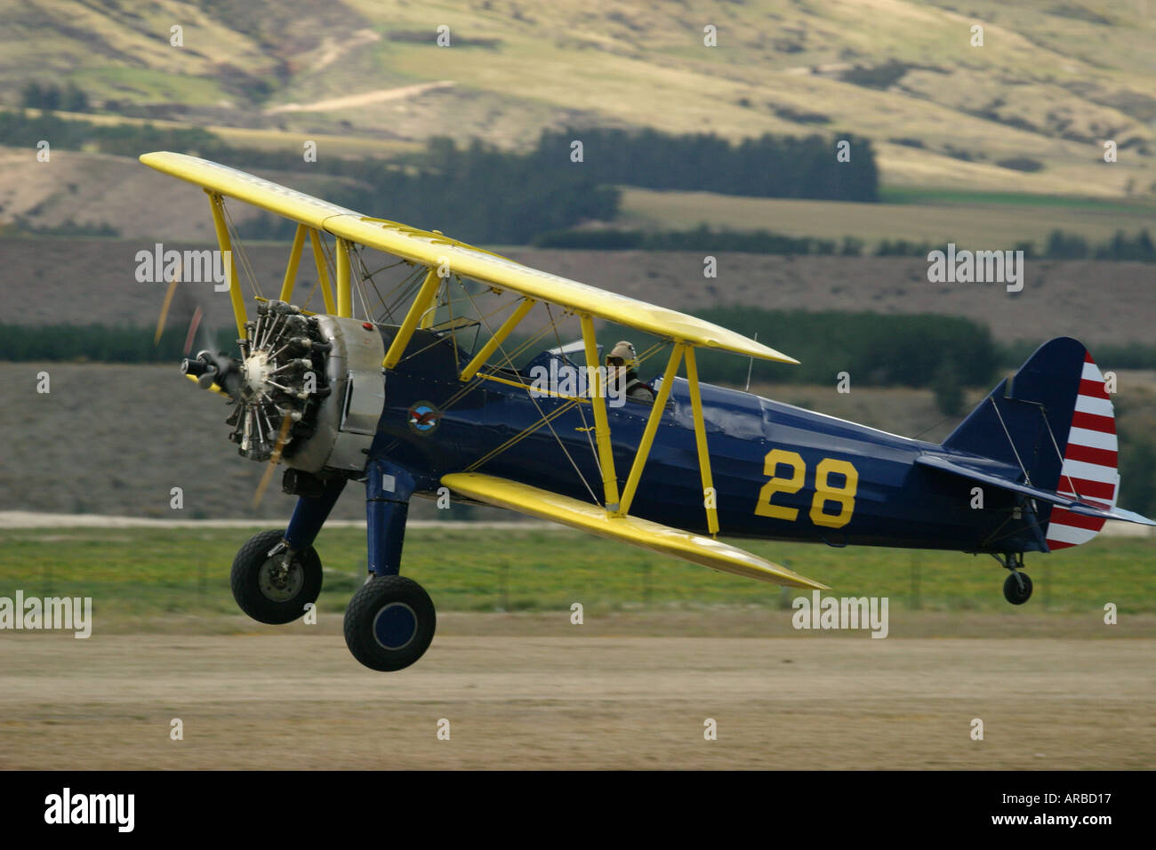 1943 boeing stearman biplane hi-res stock photography and images - Alamy