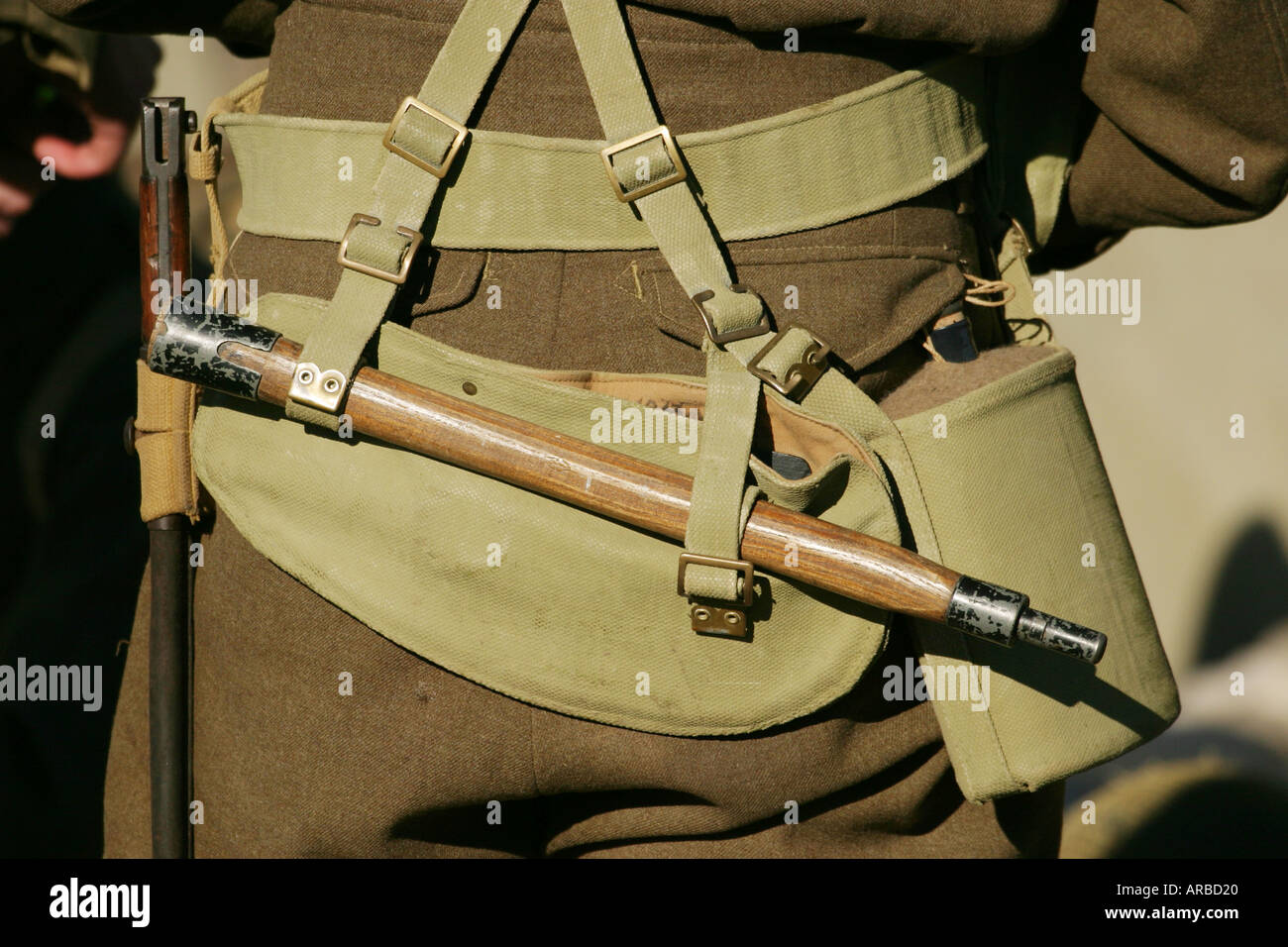 Details of Uniform World War II Soldier Stock Photo - Alamy