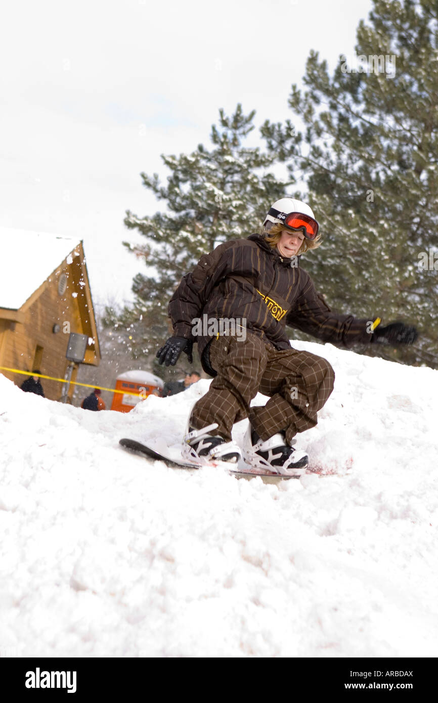 Old guy snowboarding hi-res stock photography and images - Alamy
