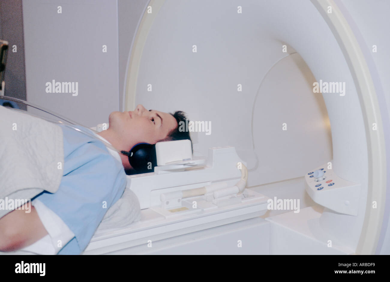 Patient Having Cat Scan Stock Photo - Alamy