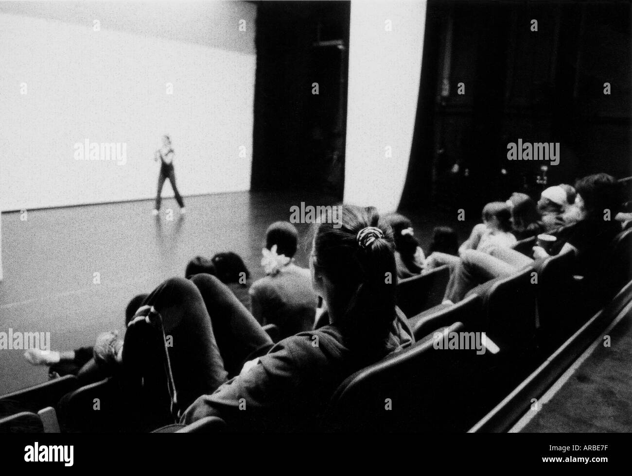 Audience seating watching rehearsal London Stock Photo - Alamy