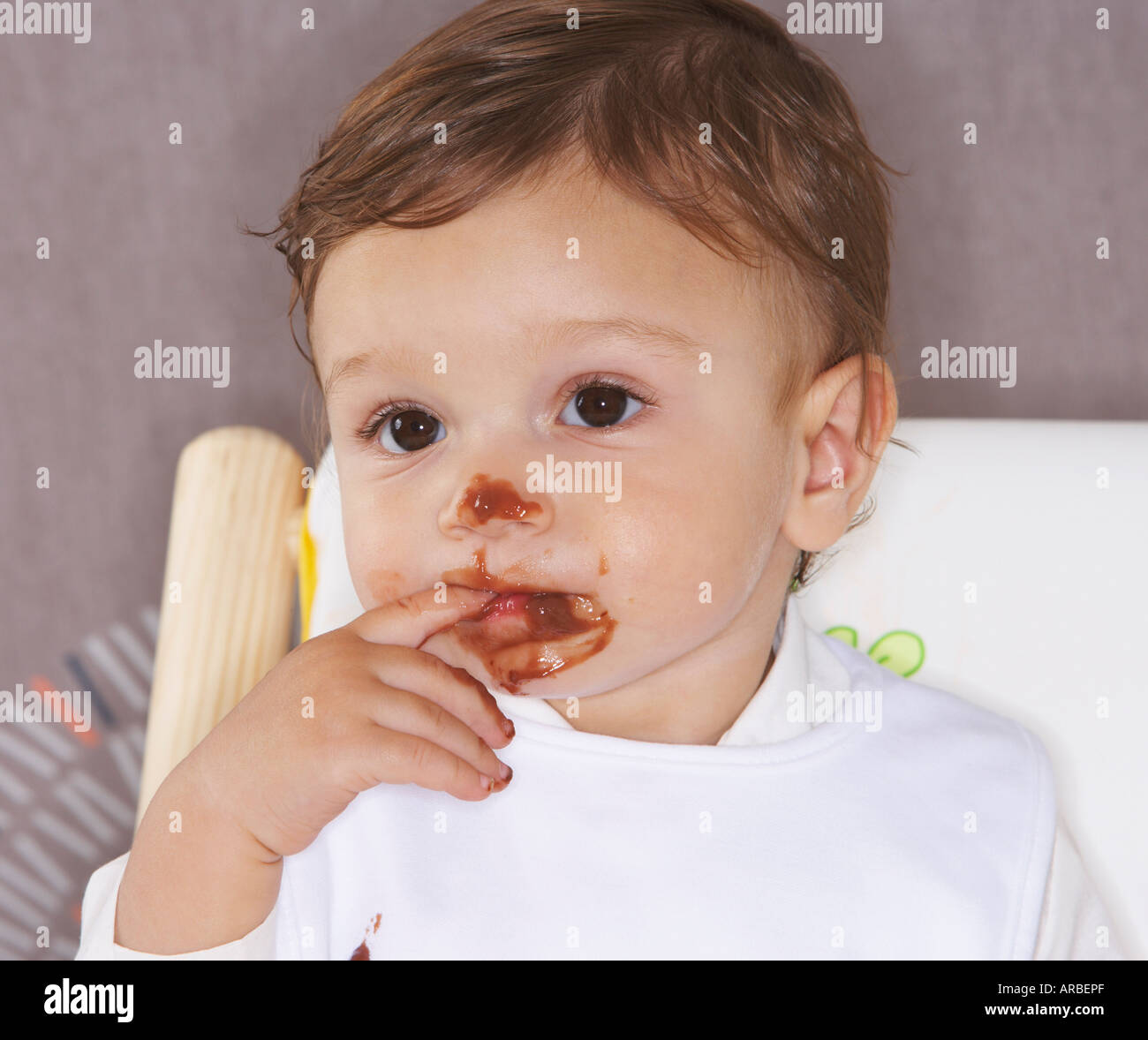 Children chocolate face hi-res stock photography and images - Alamy