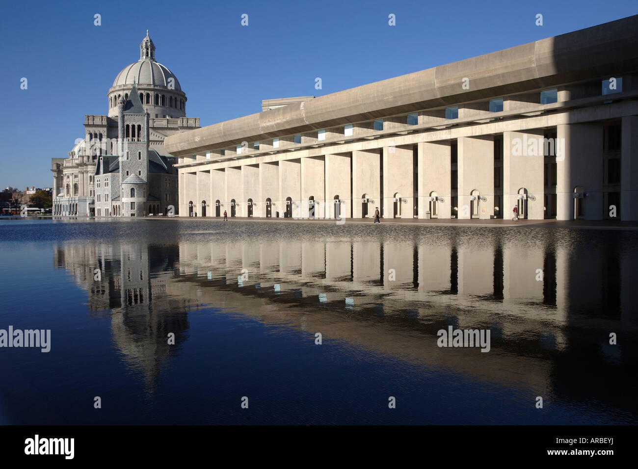 Christian science plaza hi-res stock photography and images - Alamy