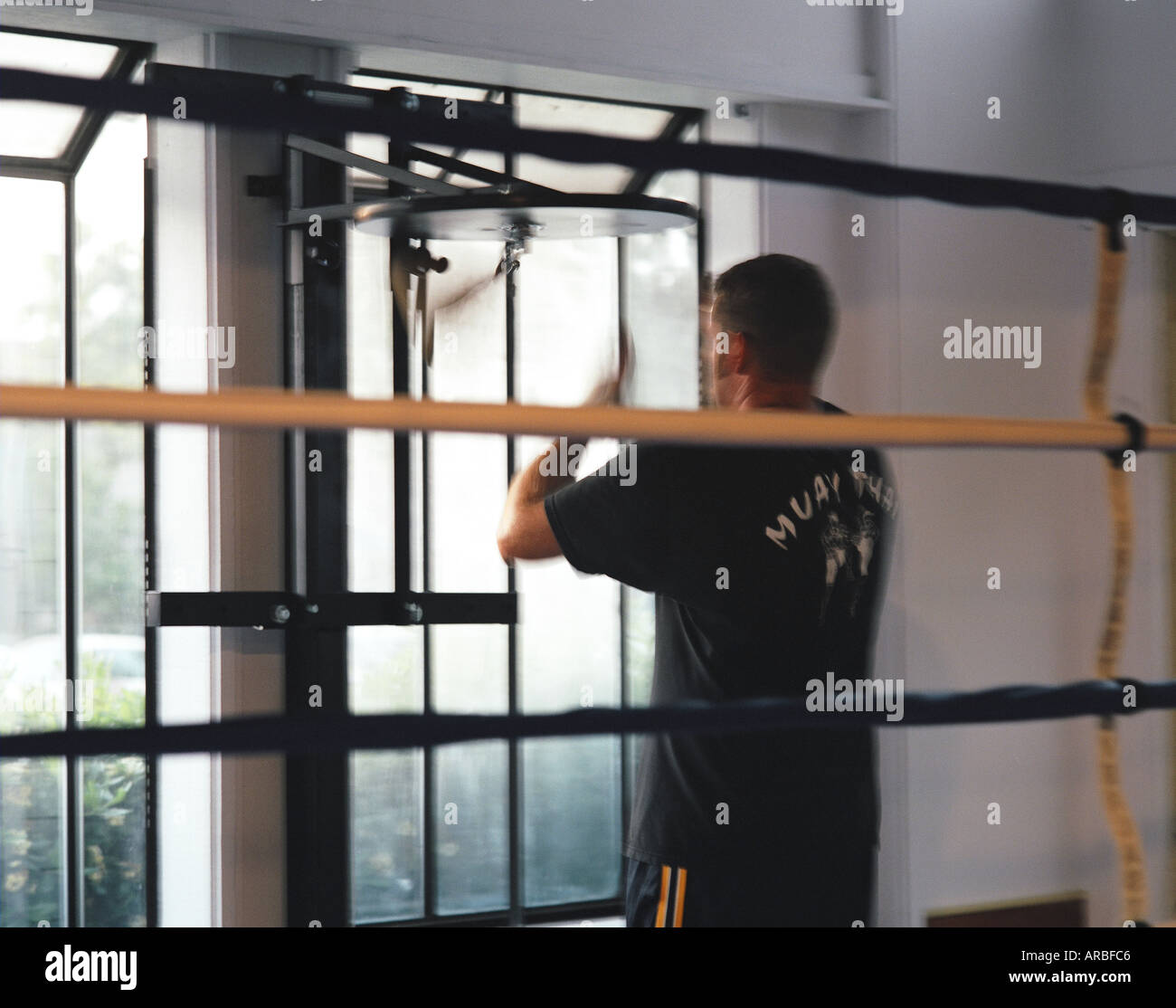 Man boxing boy hi-res stock photography and images - Alamy