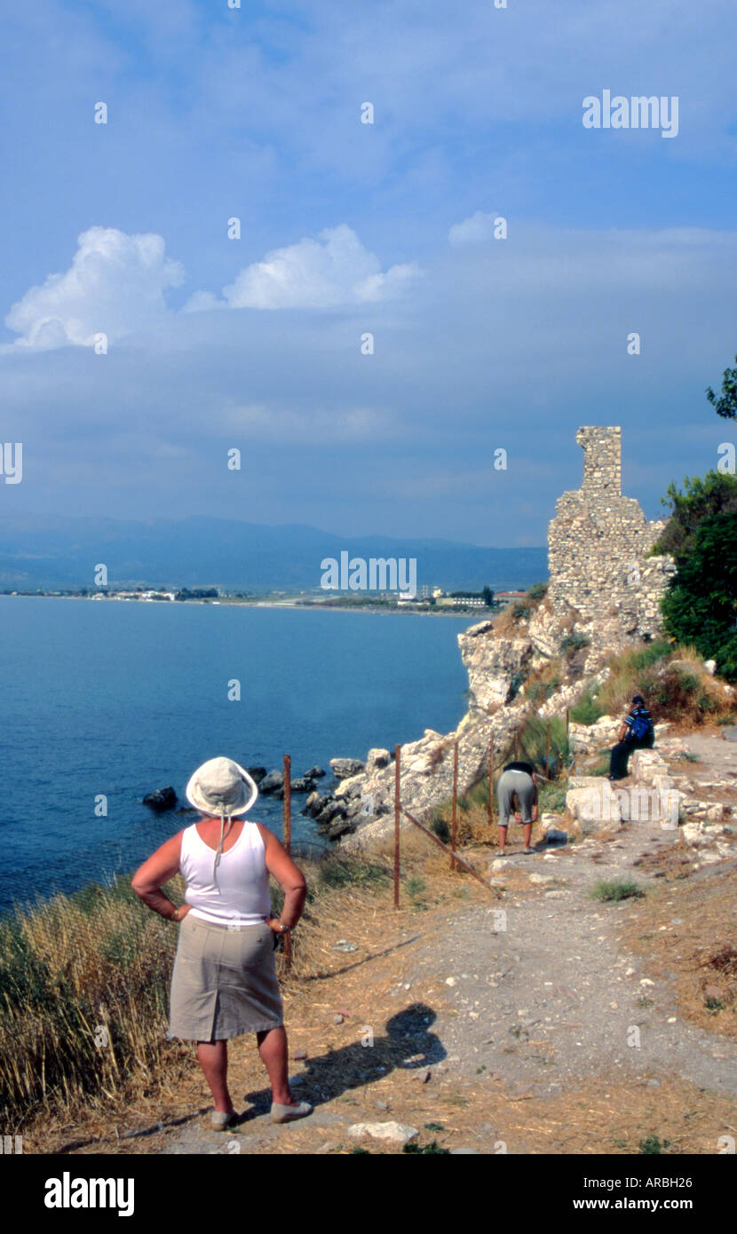 CASTLE OF LYKOURGOS LOGOTHETIS PYTHAGORIO SAMOS GREEK ISLAND EUROPE ...