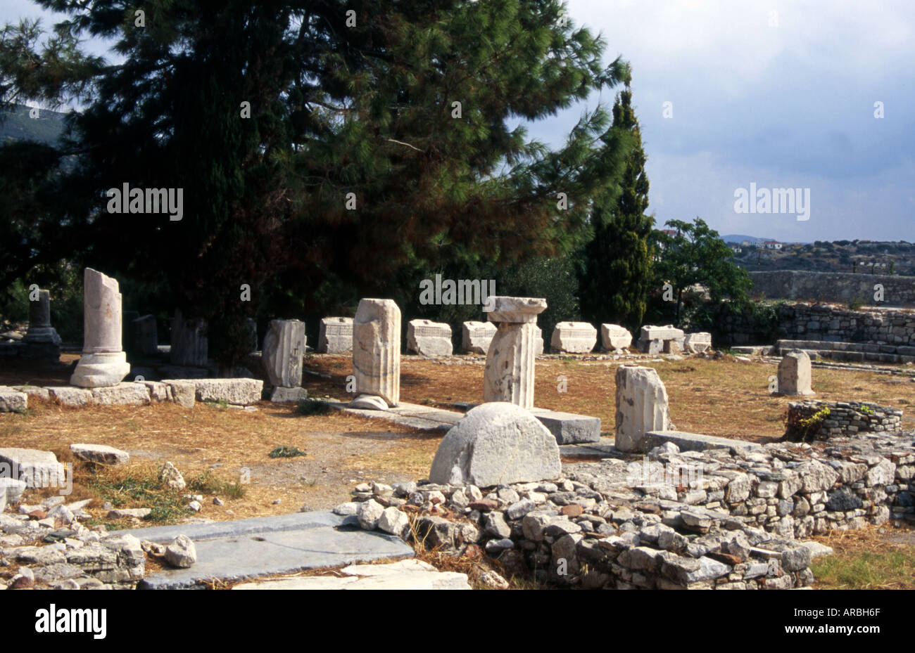 Lykourgos Logothetis Castle Ruins Pythagorio Samos High Resolution ...