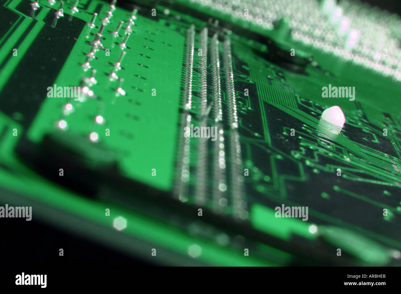 printed circuit board of a computer Stock Photo - Alamy