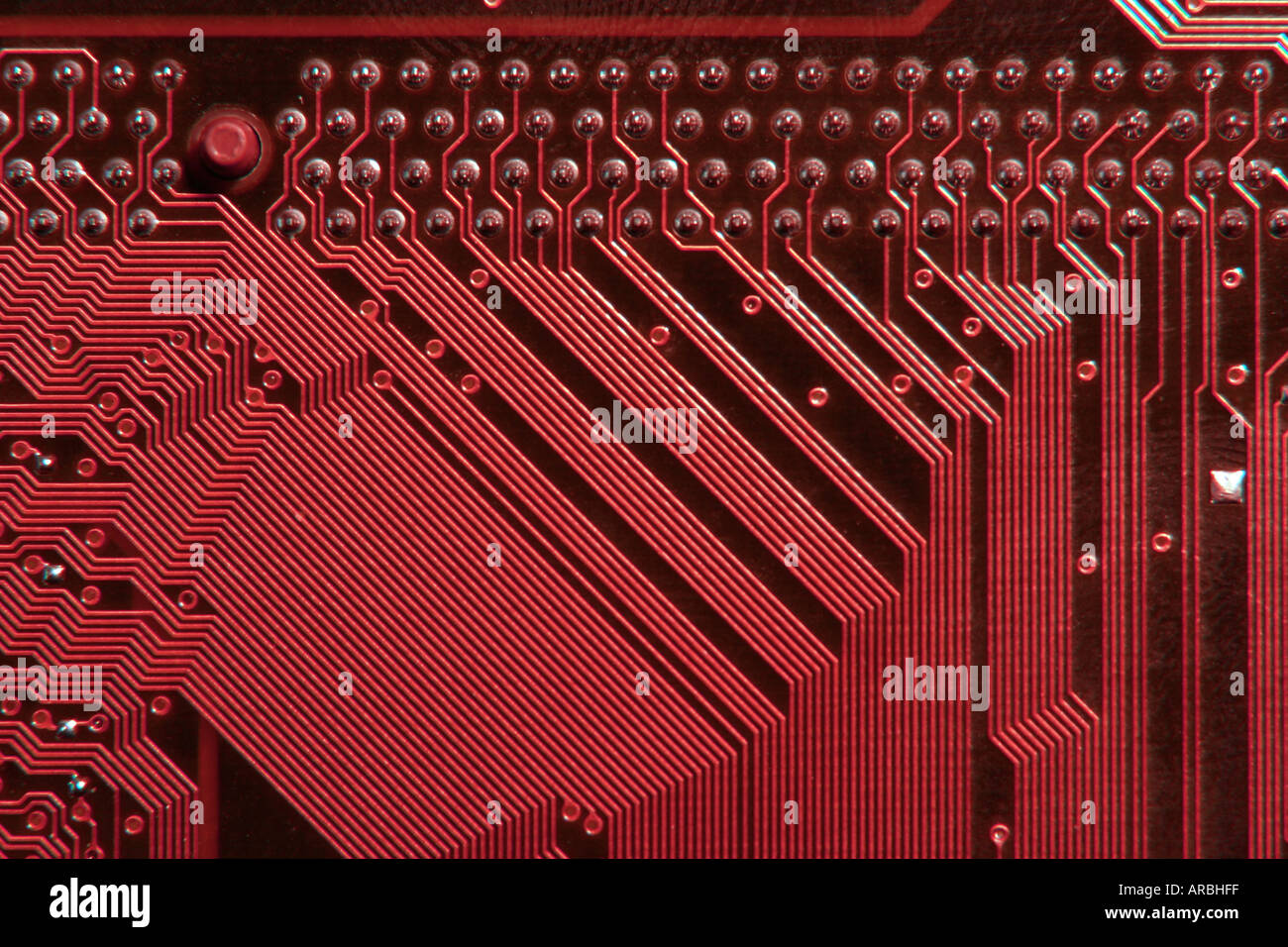 printed circuit board of a computer Stock Photo - Alamy