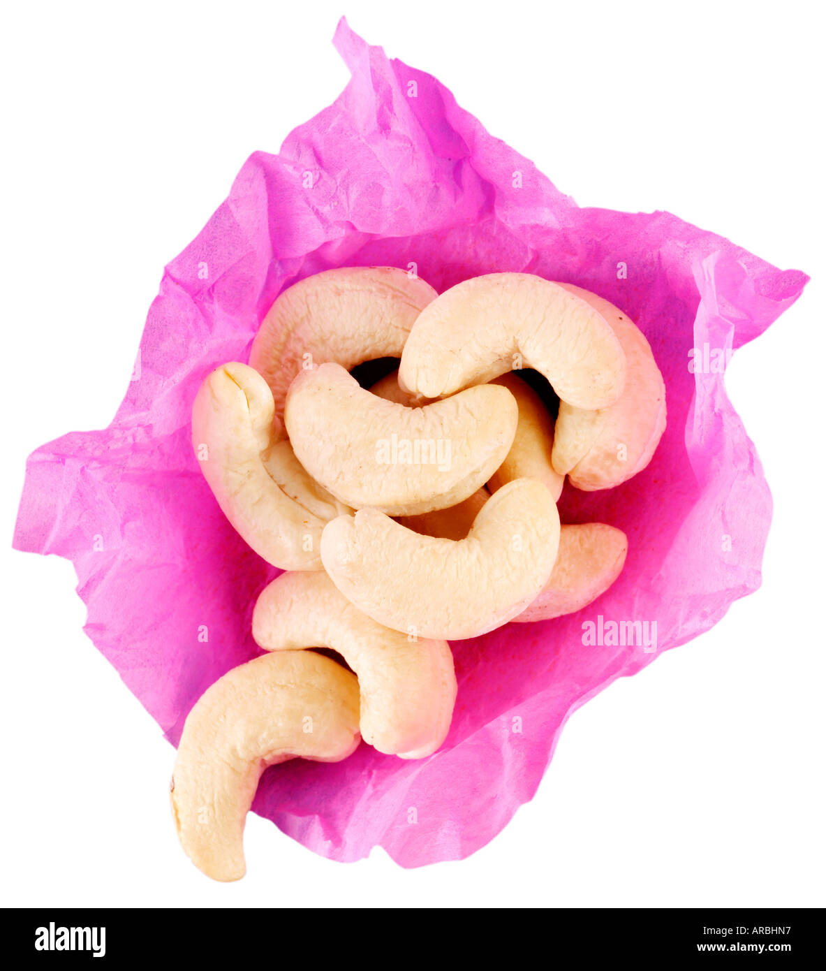 Shelled cashew nuts Cut Out Stock Images & Pictures - Alamy