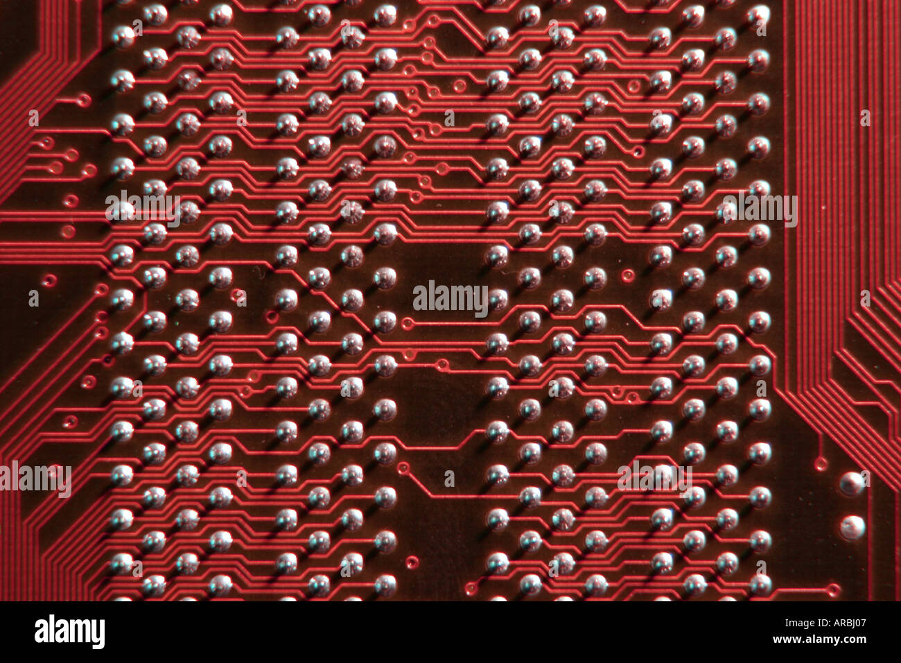 printed circuit board of a computer Stock Photo - Alamy