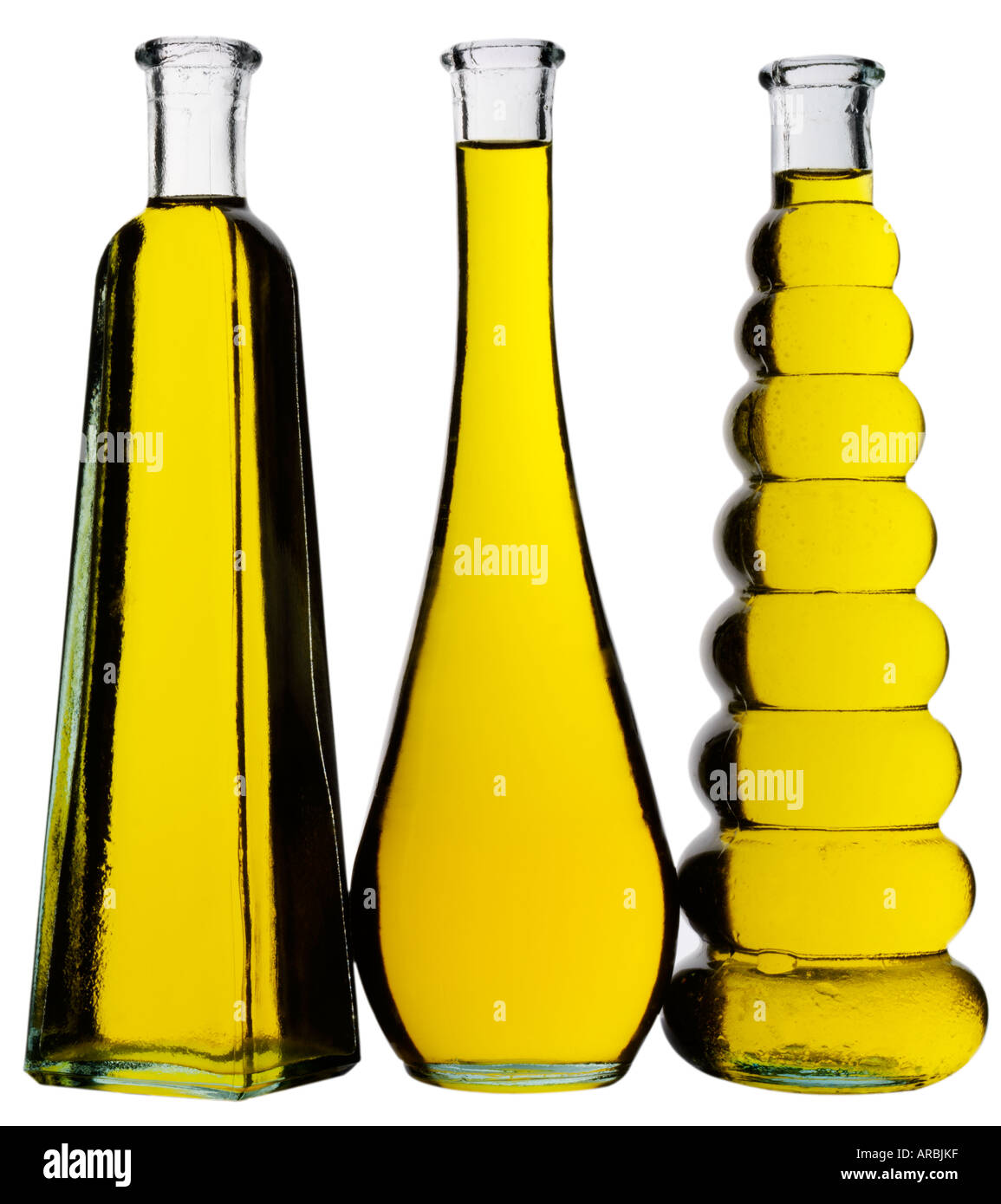 SELECTION OF OLIVE OIL CUT OUT Stock Photo - Alamy